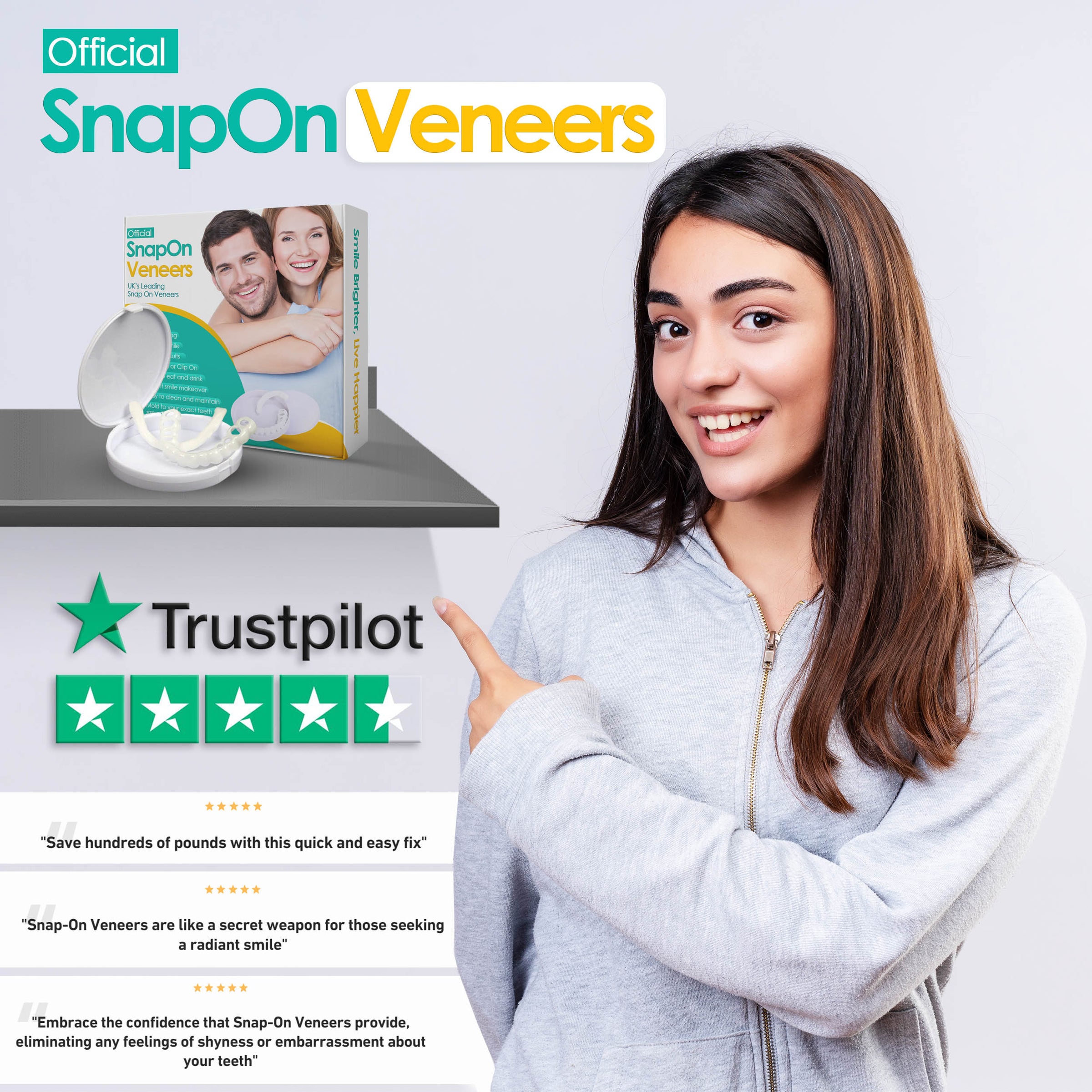 Buy SnapOn Veneers UK | Affordable, Natural & Easy Fit