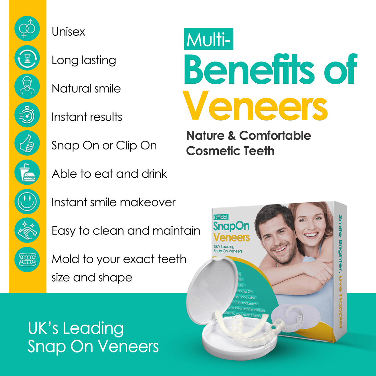 Buy SnapOn Veneers UK | Affordable, Natural & Easy Fit